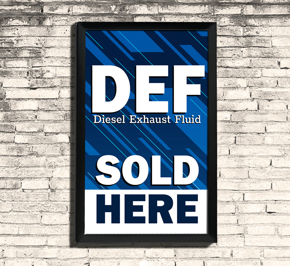DEF Sold Here- 28" x 44" Insert — UnitedSign