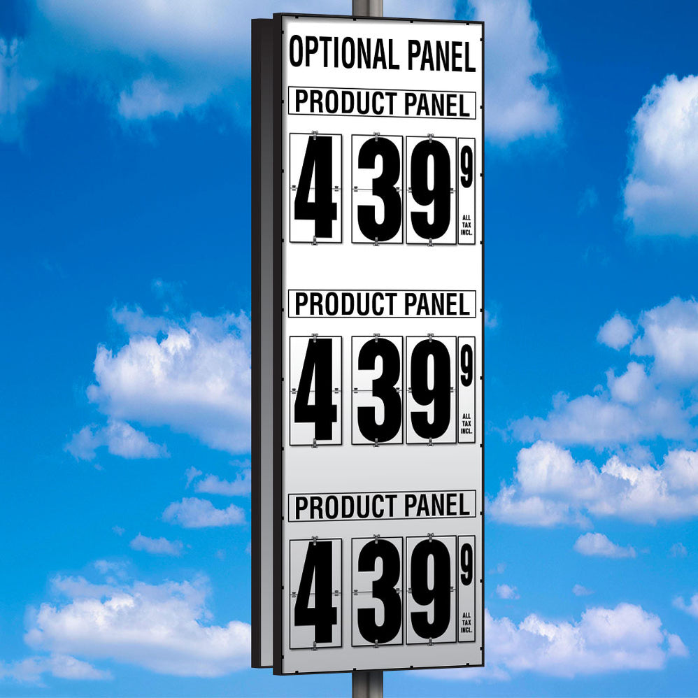 Double Sided Fuel Price Flip Signs