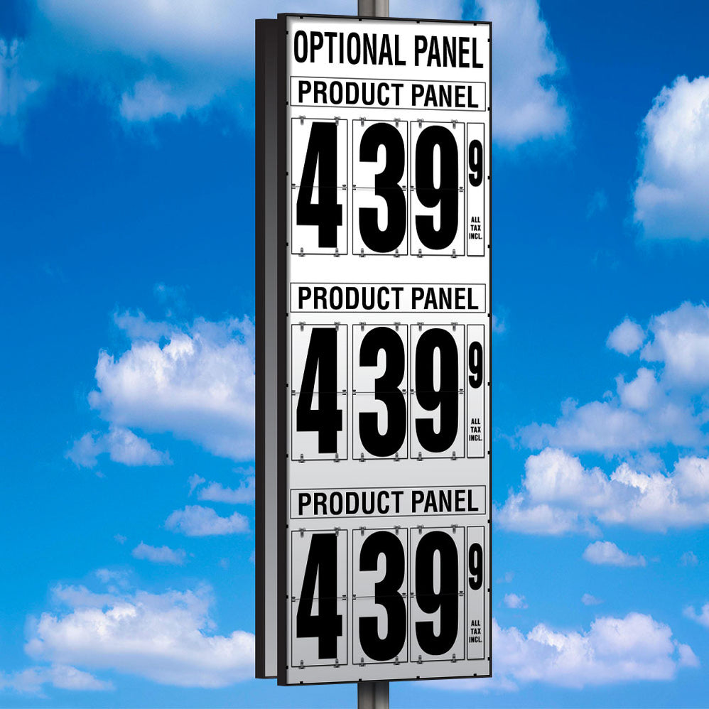 Double Sided Fuel Price Flip Signs