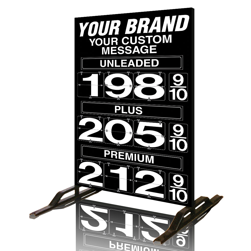 Three Product Fuel Price Sign — UnitedSign