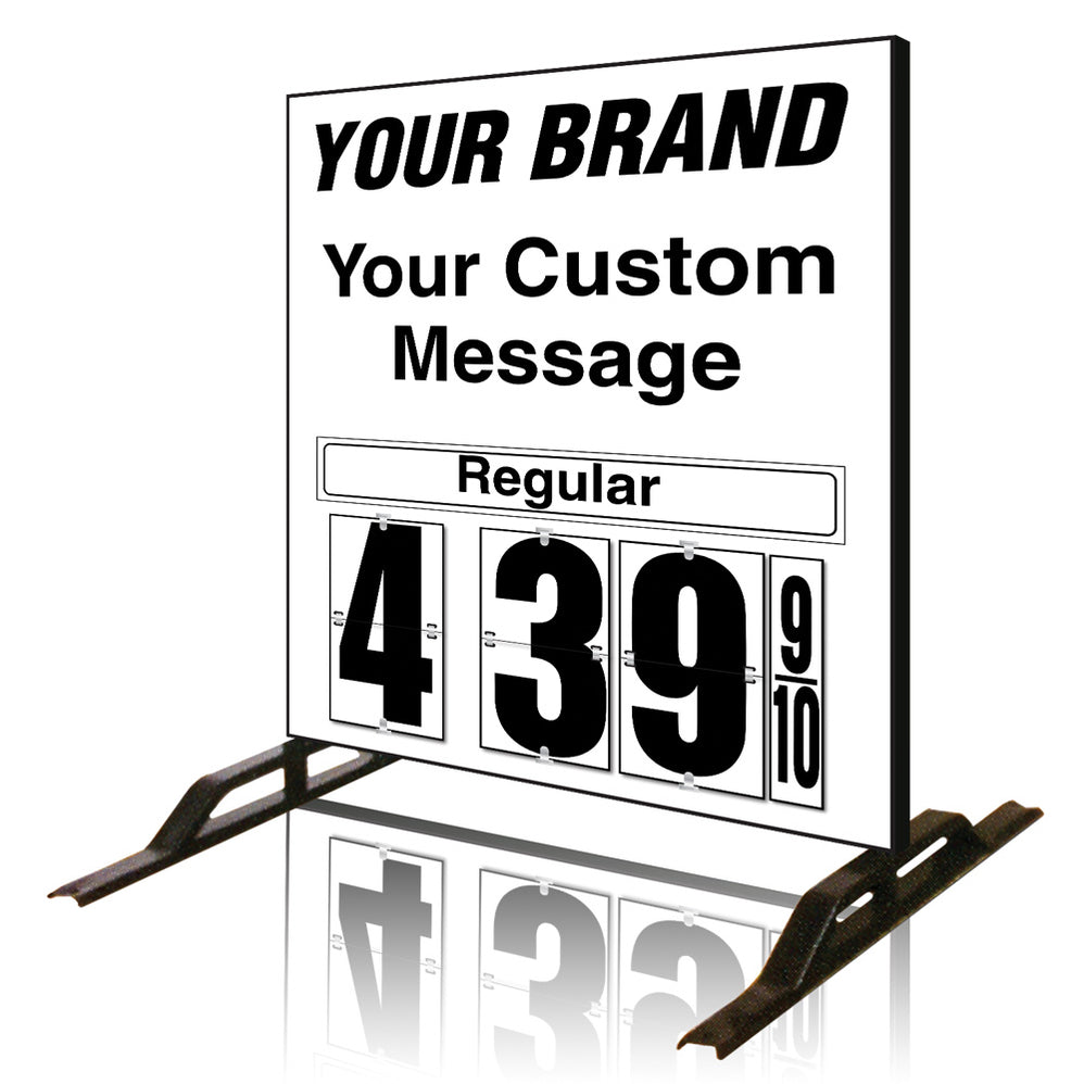 Fuel Price Flip Sign — Tagged "Features: Double Sided" — UnitedSign