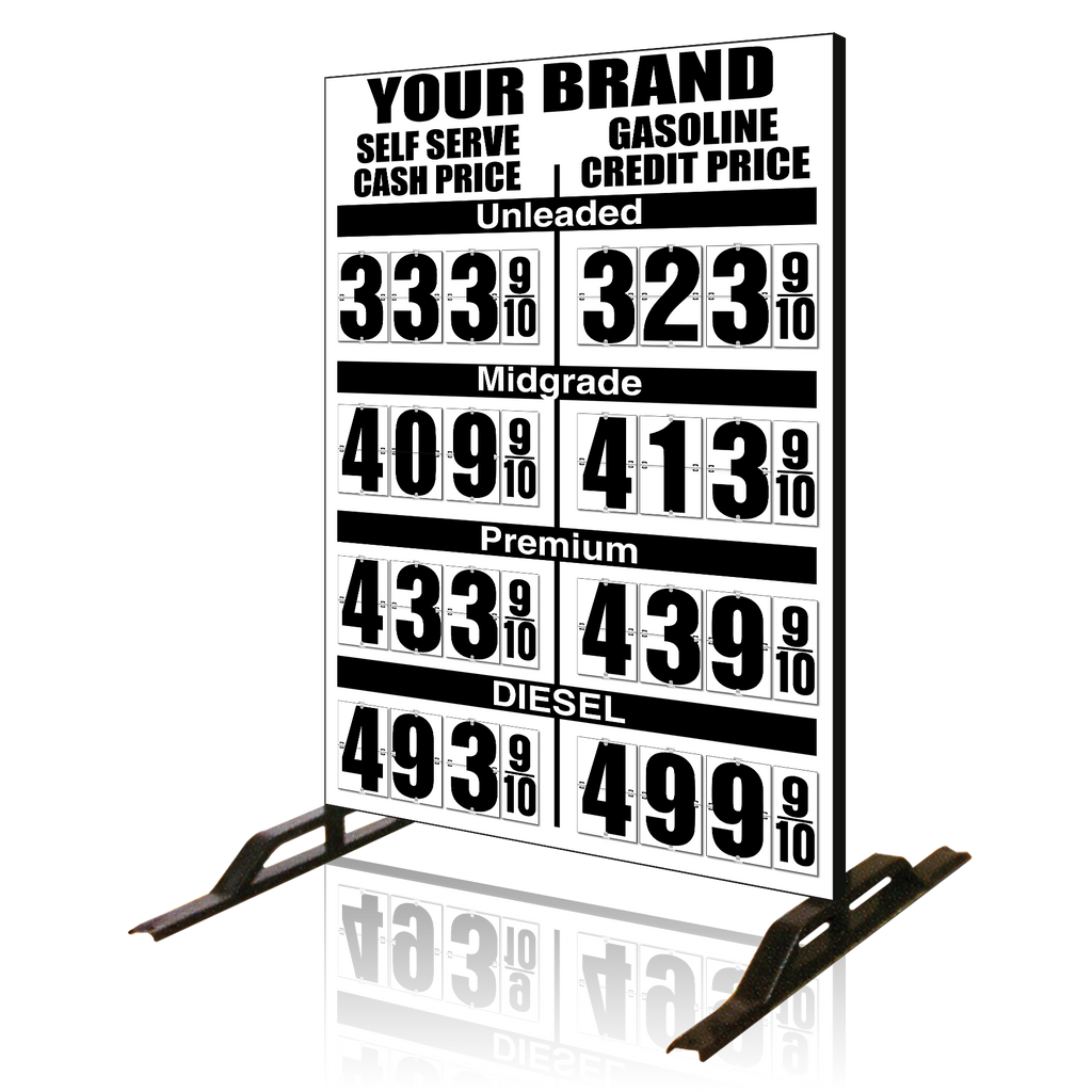 Gas Price Flip Sign — UnitedSign