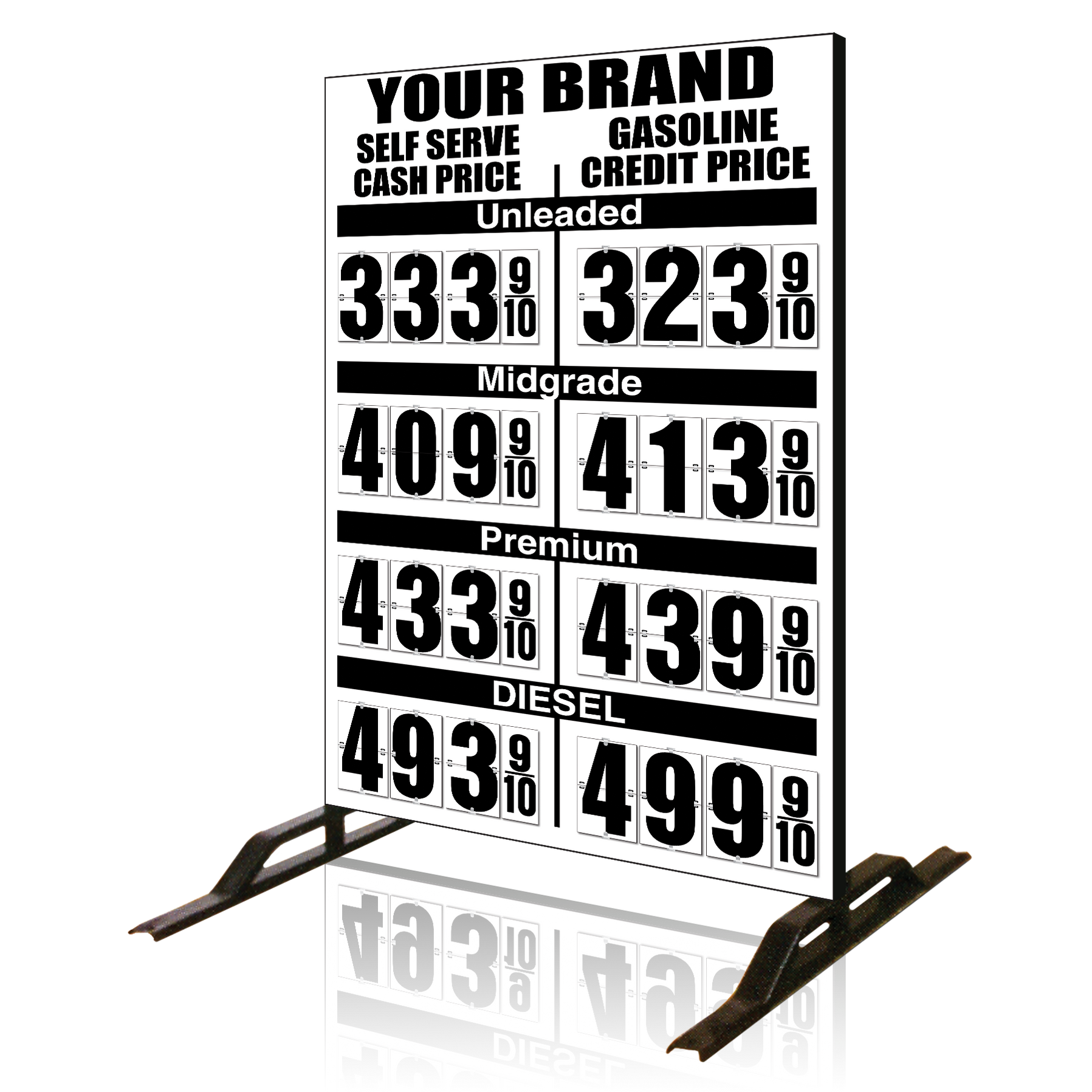 Gas Price Flip Sign — UnitedSign