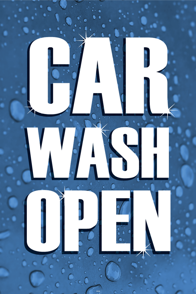 Car Wash Signs