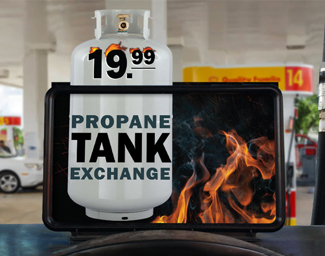 LP Tank Exchange- 20"w x 20"h Price Burst Insert — UnitedSign