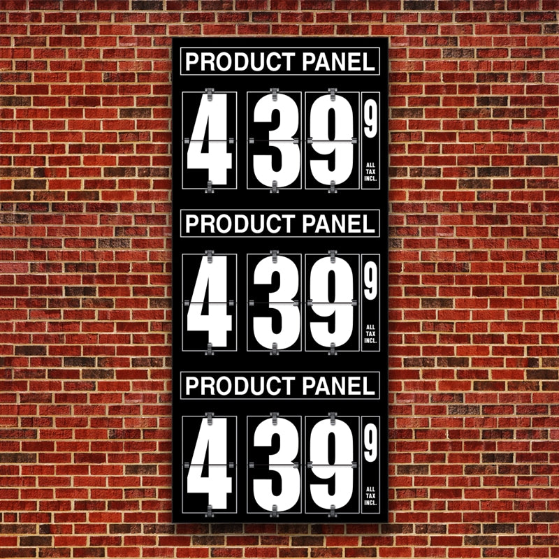 10" Flip Numbers, Three Product gas price sign — UnitedSign