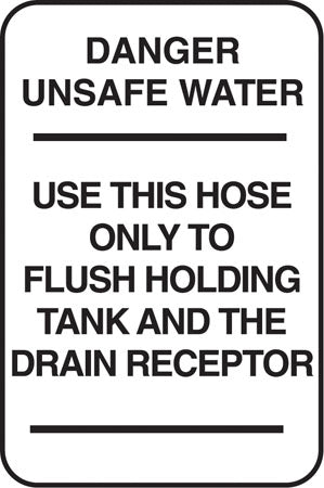 Aluminum Sign- "Danger Unsafe Water" — UnitedSign