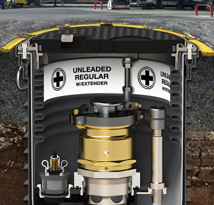Storage Tank Collar- "Unleaded Regular With Extender"