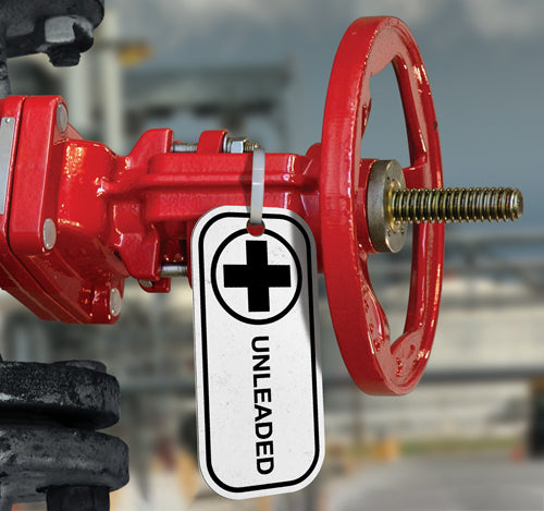 Unleaded- Aluminum Valve ID Tag — UnitedSign